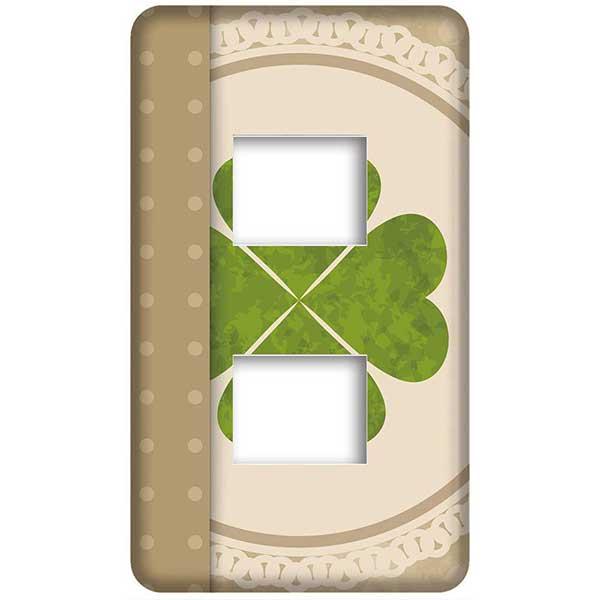 パナソニック 【コスモワイドシリーズ21】1連 コンセントプレート スイッチプレート 四つ葉のクローバー柄 25番 : CASEMAKER - 通販 - Yahoo!ショッピング