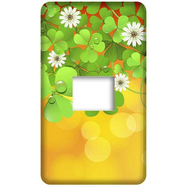 パナソニック 【コスモワイドシリーズ21】1連 コンセントプレート スイッチプレート 四つ葉のクローバー柄 29番 : CASEMAKER - 通販 - Yahoo!ショッピング