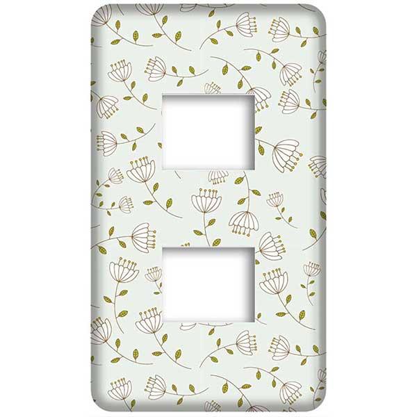 パナソニック 【コスモワイドシリーズ21】1連 コンセントプレート スイッチプレート 葉柄 リーフ柄 03番 : CASEMAKER - 通販 - Yahoo!ショッピング