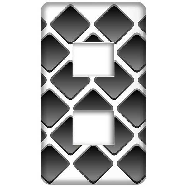 パナソニック 【コスモワイドシリーズ21】1連 コンセントプレート スイッチプレート メタル調柄 35番 : CASEMAKER - 通販 - Yahoo!ショッピング