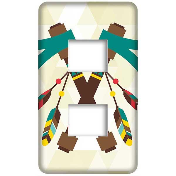 パナソニック 【コスモワイドシリーズ21】1連 コンセントプレート スイッチプレート ネイティブアメリカン柄 04番 : CASEMAKER - 通販 - Yahoo!ショッピング