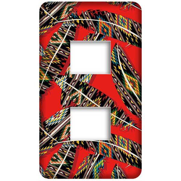 パナソニック 【コスモワイドシリーズ21】1連 コンセントプレート スイッチプレート ネイティブアメリカン柄 29番 : CASEMAKER - 通販 - Yahoo!ショッピング