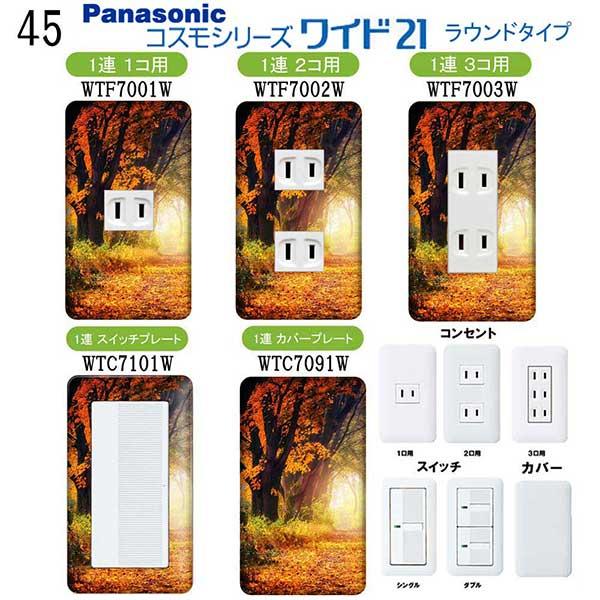 パナソニック 【コスモワイドシリーズ21】1連 コンセントプレート スイッチプレート 写真 PHONE (森林) 45番 : CASEMAKER - 通販 - Yahoo!ショッピング