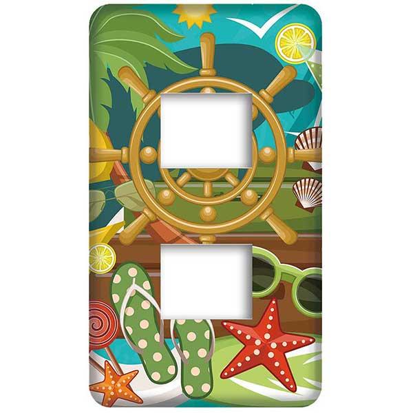 パナソニック 【コスモワイドシリーズ21】1連 コンセントプレート スイッチプレート サマー柄 47番 : CASEMAKER - 通販 - Yahoo!ショッピング