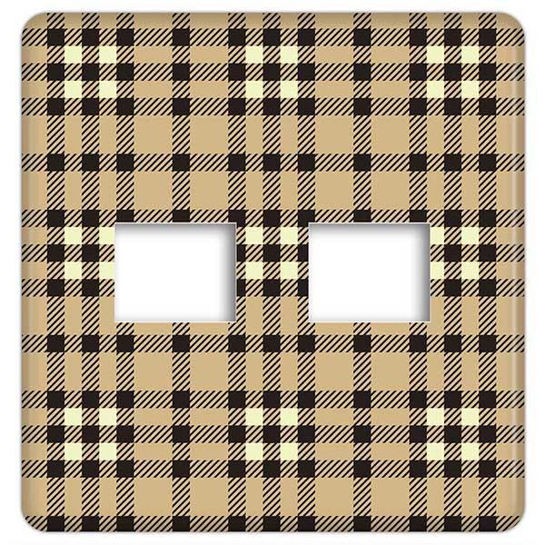 パナソニック 【コスモワイドシリーズ21】2連 コンセントプレート スイッチプレート チェック柄 21番 : CASEMAKER - 通販 - Yahoo!ショッピング