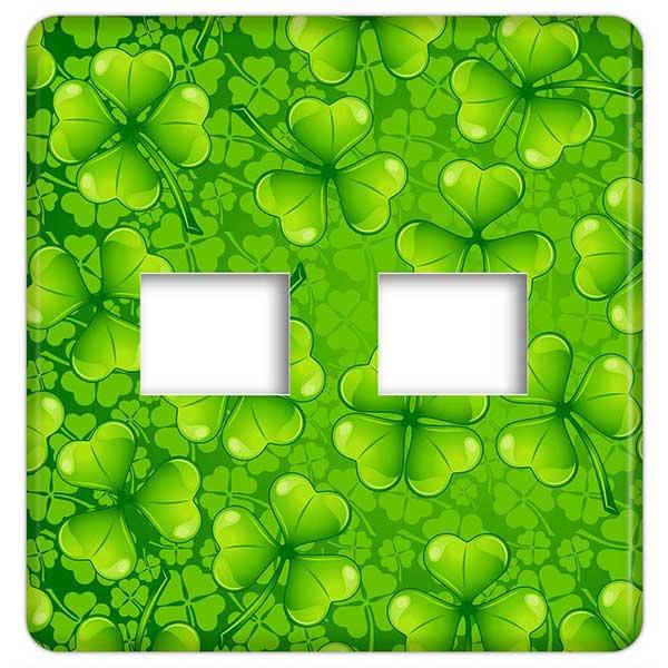 パナソニック 【コスモワイドシリーズ21】2連 コンセントプレート スイッチプレート 四つ葉のクローバー柄 18番 : CASEMAKER - 通販 - Yahoo!ショッピング