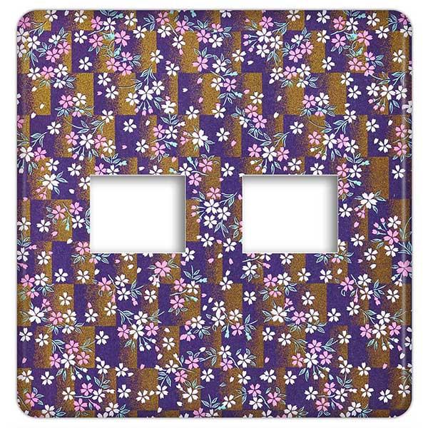 パナソニック 【コスモワイドシリーズ21】2連 コンセントプレート スイッチプレート 和調柄 (和柄 日本風柄) 26番 : CASEMAKER - 通販 - Yahoo!ショッピング