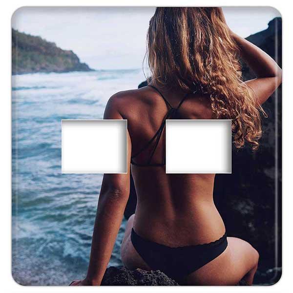 パナソニック 【コスモワイドシリーズ21】2連 コンセントプレート スイッチプレート 写真 PHONE (ビーチ) 04番 : CASEMAKER - 通販 - Yahoo!ショッピング