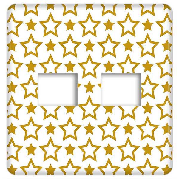 パナソニック 【コスモワイドシリーズ21】2連 コンセントプレート スイッチプレート 星柄 07番 : CASEMAKER - 通販 - Yahoo!ショッピング