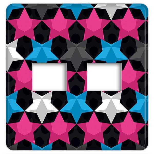 パナソニック 【コスモワイドシリーズ21】2連 コンセントプレート スイッチプレート 星柄 20番 : CASEMAKER - 通販 - Yahoo!ショッピング