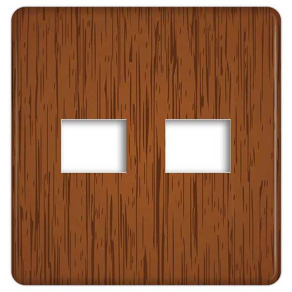 パナソニック 【コスモワイドシリーズ21】2連 コンセントプレート スイッチプレート プレミアムウッド 木目調柄 (ブラウン) 14番 : CASEMAKER - 通販 - Yahoo!ショッピング