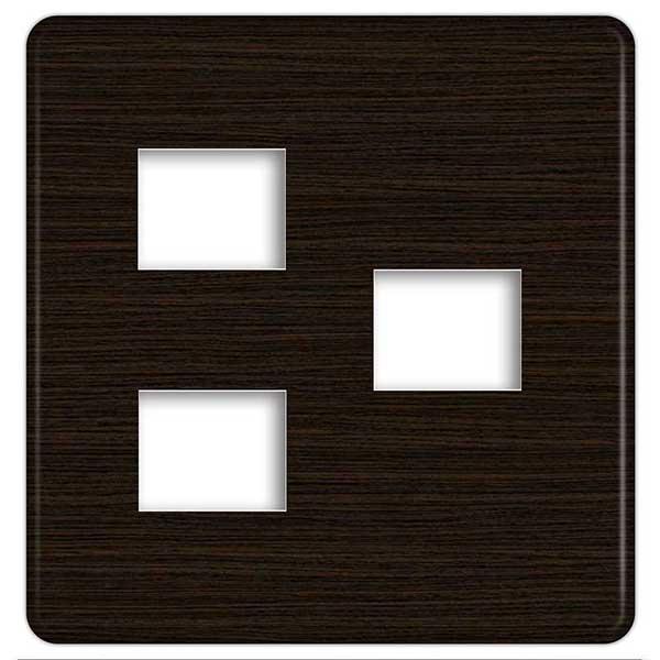 パナソニック 【コスモワイドシリーズ21】2連 コンセントプレート スイッチプレート 交換 プレミアムウッド 木目調柄 (ダークブラウン) 49番 : CASEMAKER - 通販 ...