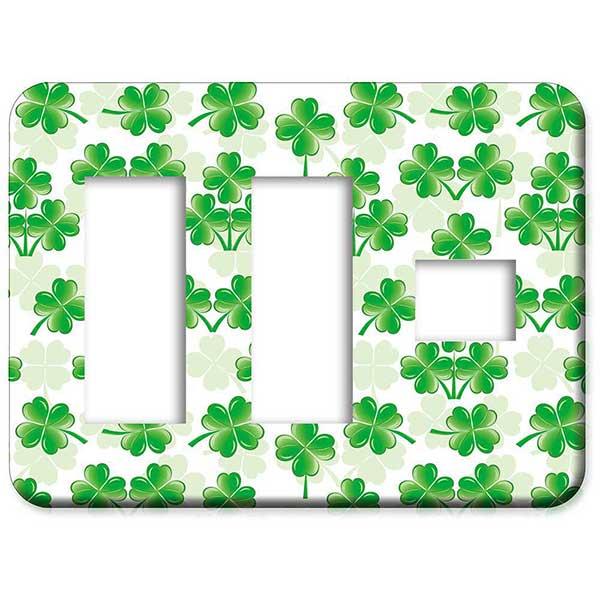 パナソニック 【コスモワイドシリーズ21】3連 コンセントプレート スイッチプレート 四つ葉のクローバー柄 07番 : CASEMAKER - 通販 - Yahoo!ショッピング