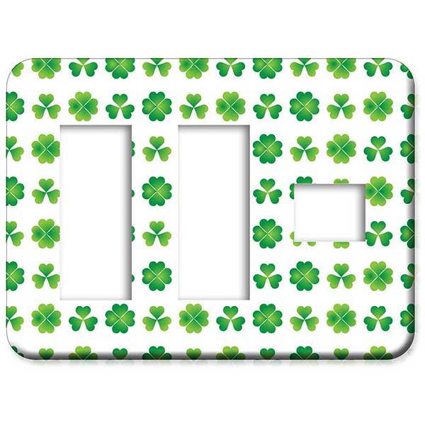 パナソニック 【コスモワイドシリーズ21】3連 コンセントプレート スイッチプレート 四つ葉のクローバー柄 09番 : CASEMAKER - 通販 - Yahoo!ショッピング