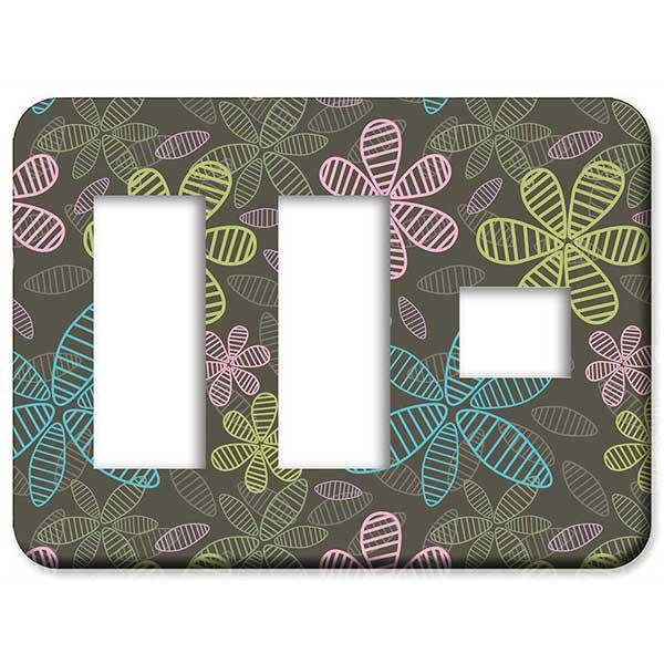 パナソニック 【コスモワイドシリーズ21】3連 コンセントプレート スイッチプレート 花柄 (キュート) 48番 : CASEMAKER - 通販 - Yahoo!ショッピング