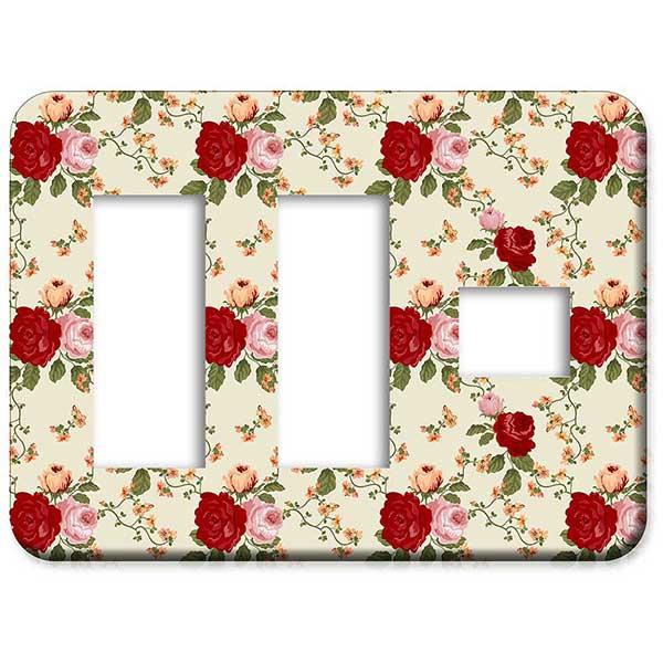 パナソニック 【コスモワイドシリーズ21】3連 コンセントプレート スイッチプレート 花柄 (エレガント) 27番 : CASEMAKER - 通販 - Yahoo!ショッピング