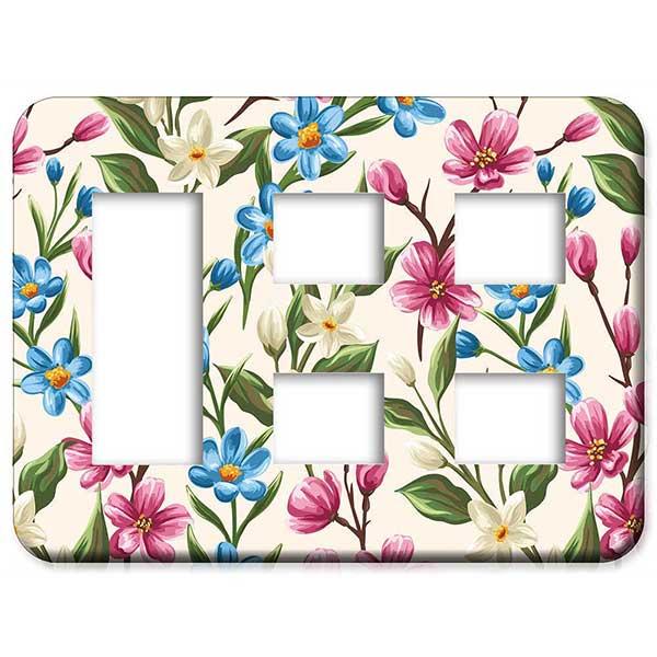 パナソニック 【コスモワイドシリーズ21】3連 コンセントプレート スイッチプレート 花柄 (スタイリッシュ) 02番 : CASEMAKER - 通販 - Yahoo!ショッピング