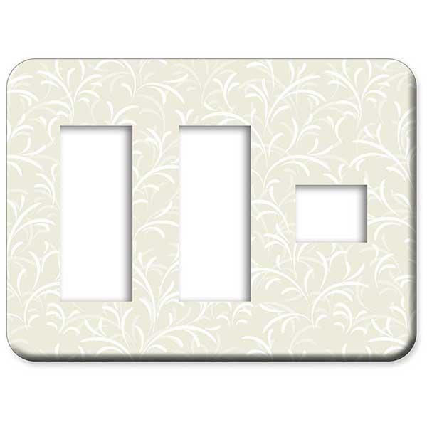 パナソニック 【コスモワイドシリーズ21】3連 コンセントプレート スイッチプレート 葉柄 リーフ柄 02番 : CASEMAKER - 通販 - Yahoo!ショッピング