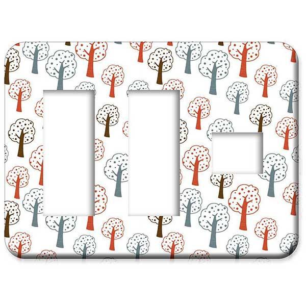 パナソニック 【コスモワイドシリーズ21】3連 コンセントプレート スイッチプレート 葉柄 リーフ柄 09番 : CASEMAKER - 通販 - Yahoo!ショッピング