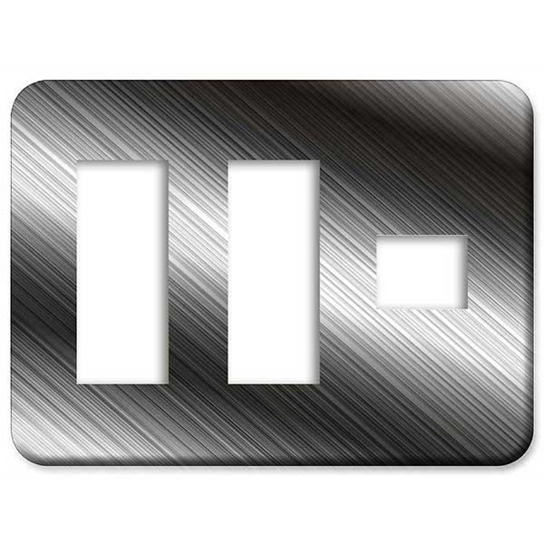 パナソニック 【コスモワイドシリーズ21】3連 コンセントプレート スイッチプレート メタル調柄 10番 : CASEMAKER - 通販 - Yahoo!ショッピング