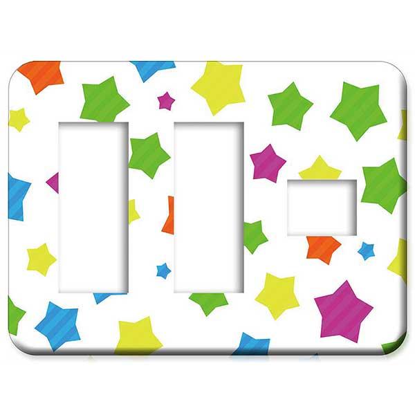 パナソニック 【コスモワイドシリーズ21】3連 コンセントプレート スイッチプレート 星柄 02番 : CASEMAKER - 通販 - Yahoo!ショッピング