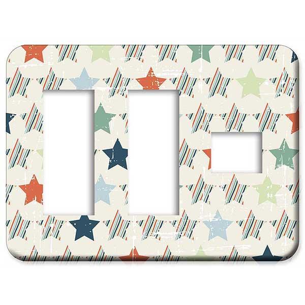 パナソニック 【コスモワイドシリーズ21】3連 コンセントプレート スイッチプレート 星柄 09番 : CASEMAKER - 通販 - Yahoo!ショッピング