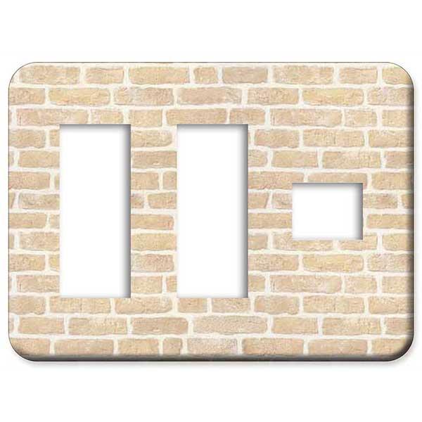 パナソニック 【コスモワイドシリーズ21】3連 コンセントプレート スイッチプレート 石目調 (レンガ柄) 14番 : CASEMAKER - 通販 - Yahoo!ショッピング