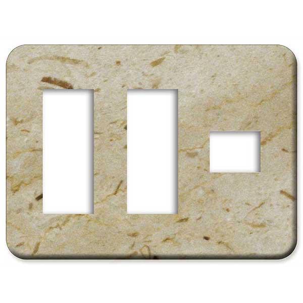 パナソニック 【コスモワイドシリーズ21】3連 コンセントプレート スイッチプレート 石目調 (大理石柄) 28番 : CASEMAKER - 通販 - Yahoo!ショッピング