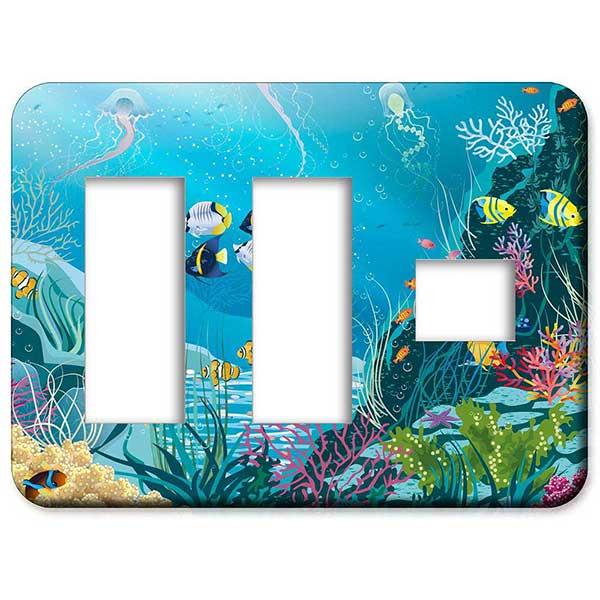 パナソニック 【コスモワイドシリーズ21】3連 コンセントプレート スイッチプレート サマー柄 03番 : CASEMAKER - 通販 - Yahoo!ショッピング