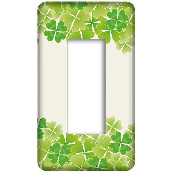 パナソニック 【フルカラー(モダン)プレート】1連 コンセントプレート スイッチプレート 四つ葉のクローバー柄 03番 : CASEMAKER - 通販 - Yahoo!ショッピング