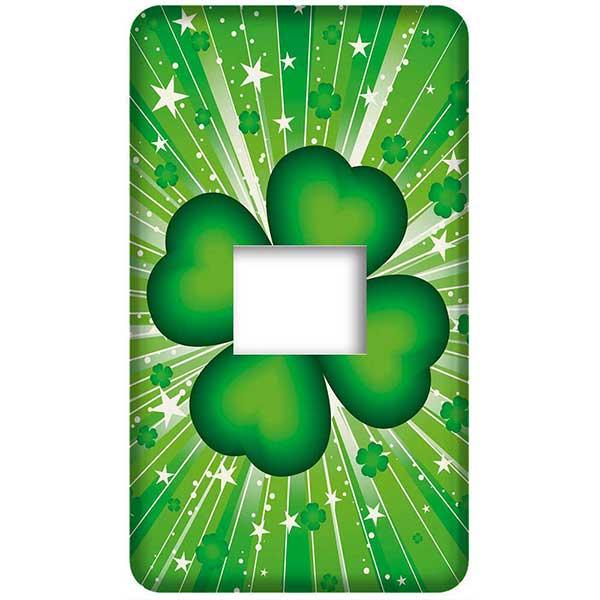 パナソニック 【フルカラー(モダン)プレート】1連 コンセントプレート スイッチプレート 四つ葉のクローバー柄 23番 : CASEMAKER - 通販 - Yahoo!ショッピング