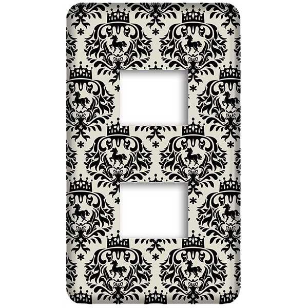 パナソニック 【フルカラー(モダン)プレート】1連 コンセントプレート スイッチプレート ダマスク柄 (ゴージャス) 07番 : CASEMAKER - 通販 - Yahoo!ショッピング