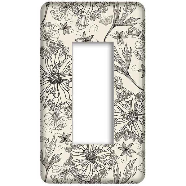 パナソニック 【フルカラー(モダン)プレート】1連 コンセントプレート スイッチプレート 花柄 (エレガント) 02番 : CASEMAKER - 通販 - Yahoo!ショッピング