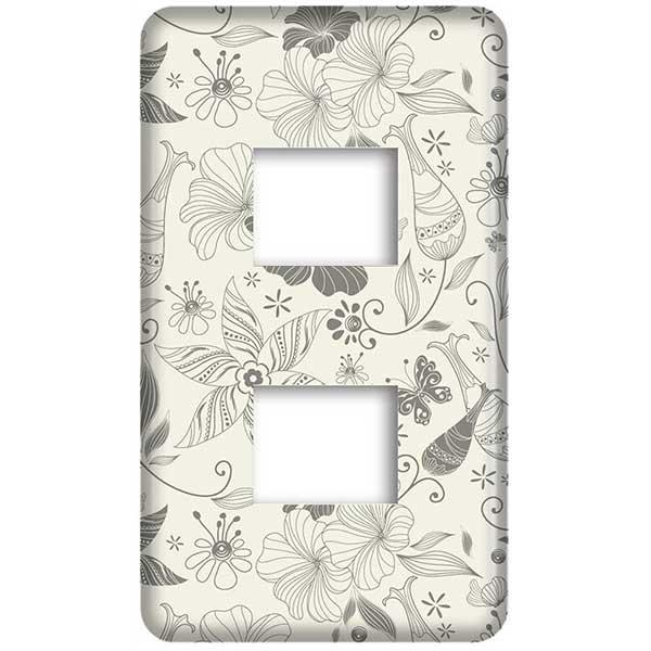 パナソニック 【フルカラー(モダン)プレート】1連 コンセントプレート スイッチプレート 花柄 (エレガント) 04番 : CASEMAKER - 通販 - Yahoo!ショッピング