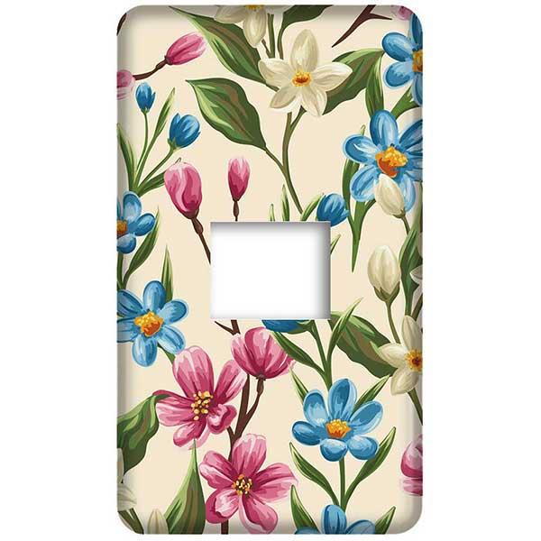 パナソニック 【フルカラー(モダン)プレート】1連 コンセントプレート スイッチプレート 花柄 (スタイリッシュ) 02番 : CASEMAKER - 通販 - Yahoo!ショッピング