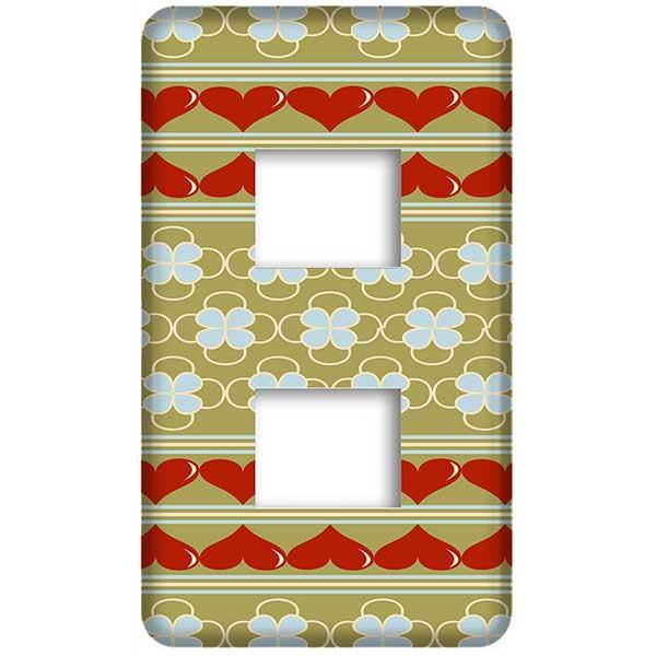 パナソニック 【フルカラー(モダン)プレート】1連 コンセントプレート スイッチプレート ハート柄 (カラフル) 06番 : CASEMAKER - 通販 - Yahoo!ショッピング