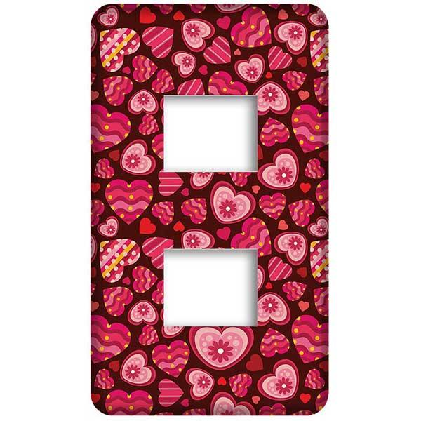 パナソニック 【フルカラー(モダン)プレート】1連 コンセントプレート スイッチプレート ハート柄 (カラフル) 31番 : CASEMAKER - 通販 - Yahoo!ショッピング