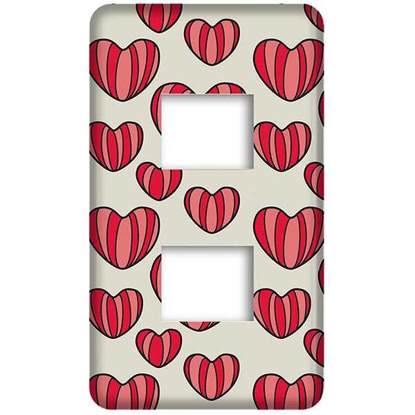 パナソニック 【フルカラー(モダン)プレート】1連 コンセントプレート スイッチプレート ハート柄 (ポップ) 31番 : CASEMAKER - 通販 - Yahoo!ショッピング