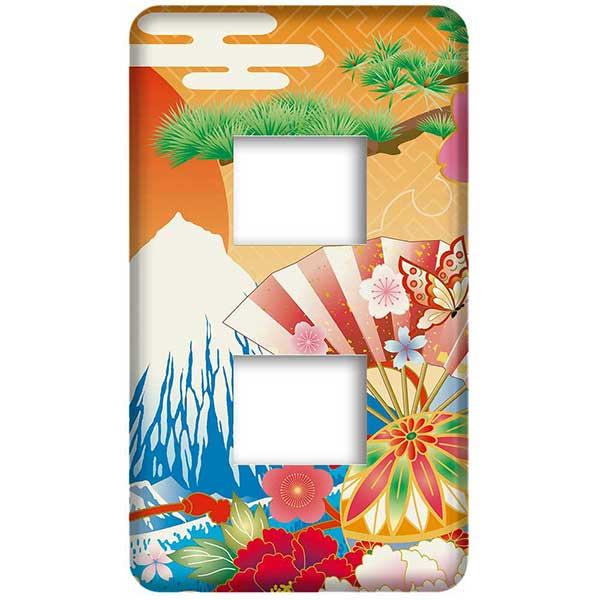 パナソニック 【フルカラー(モダン)プレート】1連 コンセントプレート スイッチプレート 和調柄 (和柄 日本風柄) 11番 : CASEMAKER - 通販 - Yahoo!ショッピング