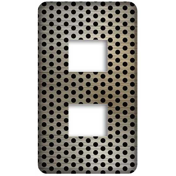 パナソニック 【フルカラー(モダン)プレート】1連 コンセントプレート スイッチプレート メタル調柄 19番 : CASEMAKER - 通販 - Yahoo!ショッピング