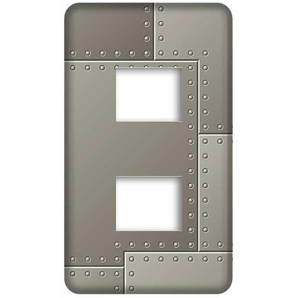 パナソニック 【フルカラー(モダン)プレート】1連 コンセントプレート スイッチプレート メタル調柄 33番 : CASEMAKER - 通販 - Yahoo!ショッピング