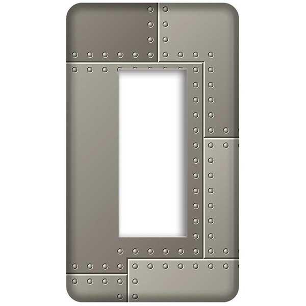 パナソニック 【フルカラー(モダン)プレート】1連 コンセントプレート スイッチプレート メタル調柄 33番 : CASEMAKER - 通販 - Yahoo!ショッピング