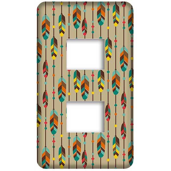 パナソニック 【フルカラー(モダン)プレート】1連 コンセントプレート スイッチプレート ネイティブアメリカン柄 07番 : CASEMAKER - 通販 - Yahoo!ショッピング