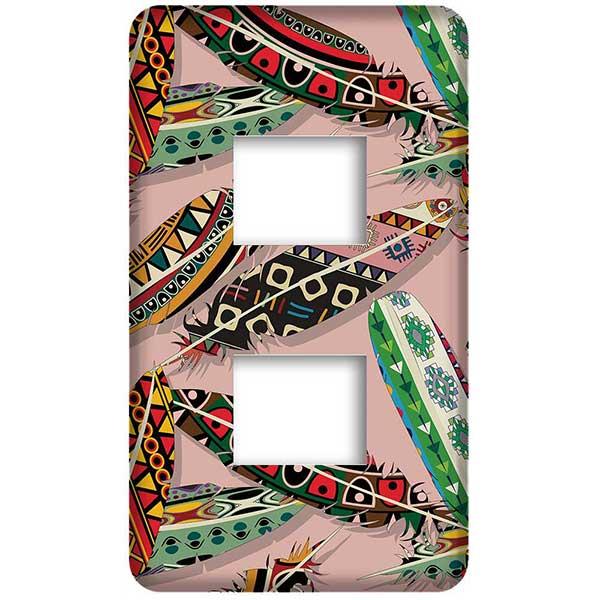 パナソニック 【フルカラー(モダン)プレート】1連 コンセントプレート スイッチプレート ネイティブアメリカン柄 19番 : CASEMAKER - 通販 - Yahoo!ショッピング