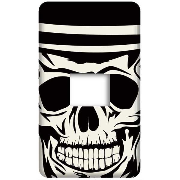 パナソニック 【フルカラー(モダン)プレート】1連 コンセントプレート スイッチプレート ドクロ柄 08番 : CASEMAKER - 通販 - Yahoo!ショッピング