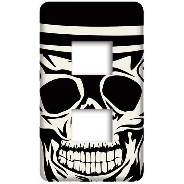 パナソニック 【フルカラー(モダン)プレート】1連 コンセントプレート スイッチプレート ドクロ柄 08番 : CASEMAKER - 通販 - Yahoo!ショッピング