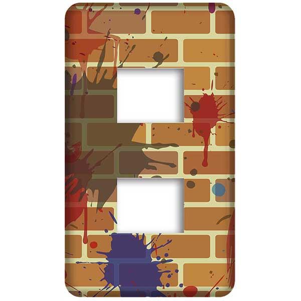 パナソニック 【フルカラー(モダン)プレート】1連 コンセントプレート スイッチプレート 石目調 (レンガ柄) 34番 : CASEMAKER - 通販 - Yahoo!ショッピング