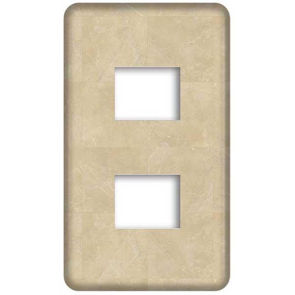 パナソニック 【フルカラー(モダン)プレート】1連 コンセントプレート スイッチプレート 石目調 (大理石柄) 18番 : CASEMAKER - 通販 - Yahoo!ショッピング