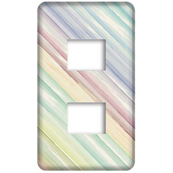 パナソニック 【フルカラー(モダン)プレート】1連 コンセントプレート スイッチプレート ボーダー柄 01番 : CASEMAKER - 通販 - Yahoo!ショッピング