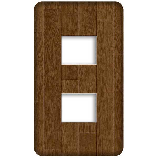 パナソニック 【フルカラー(モダン)プレート】1連 コンセントプレート スイッチプレート プレミアムウッド 木目調柄 (ベージュ) 19番 : modan1-wood-be19 ...